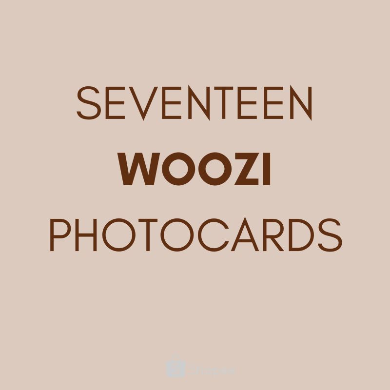 Seventeen Woozi Official PC POB Photocard Option A
